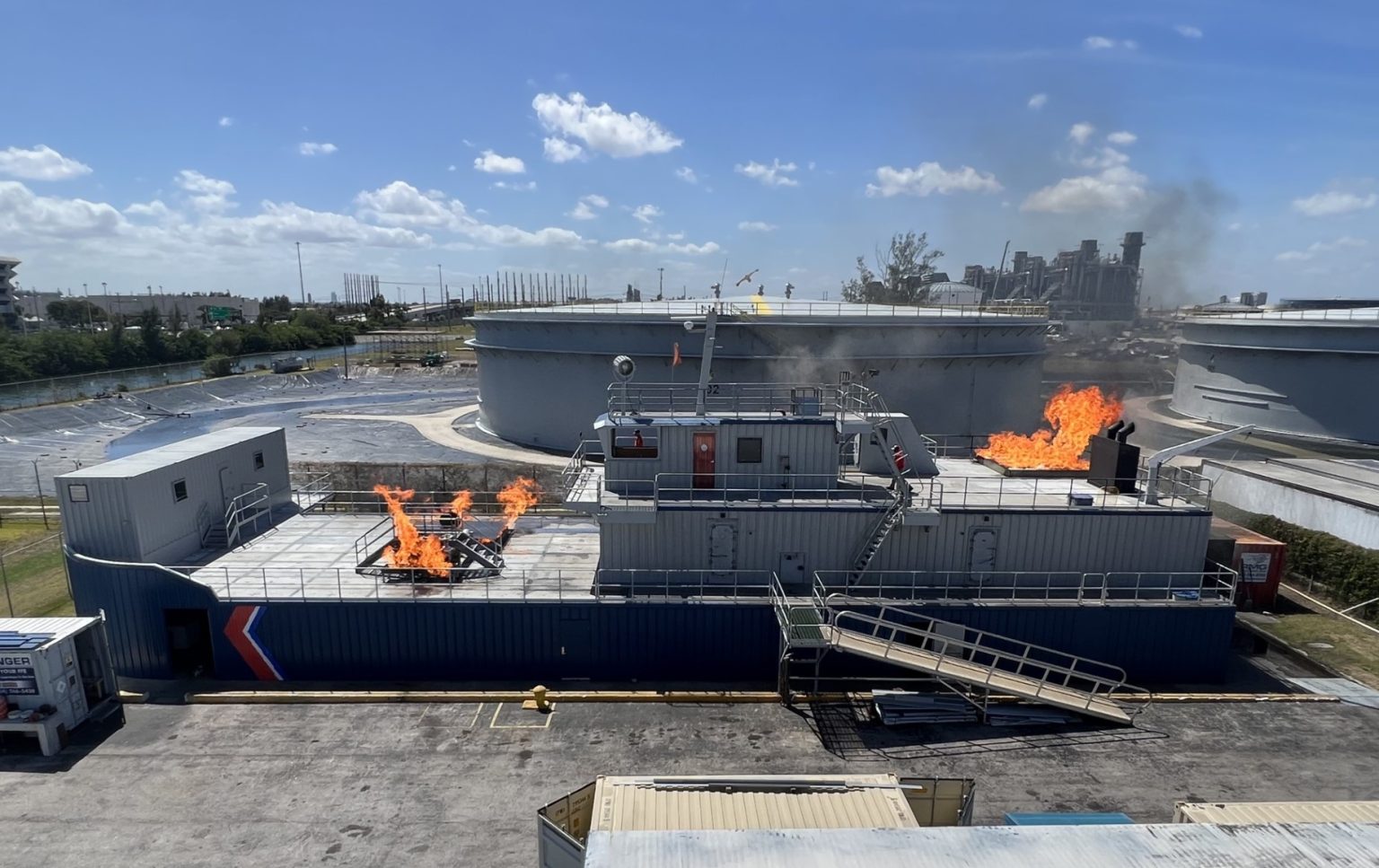 Marine Firefighting Training for Land Based Firefighters | Ship ...